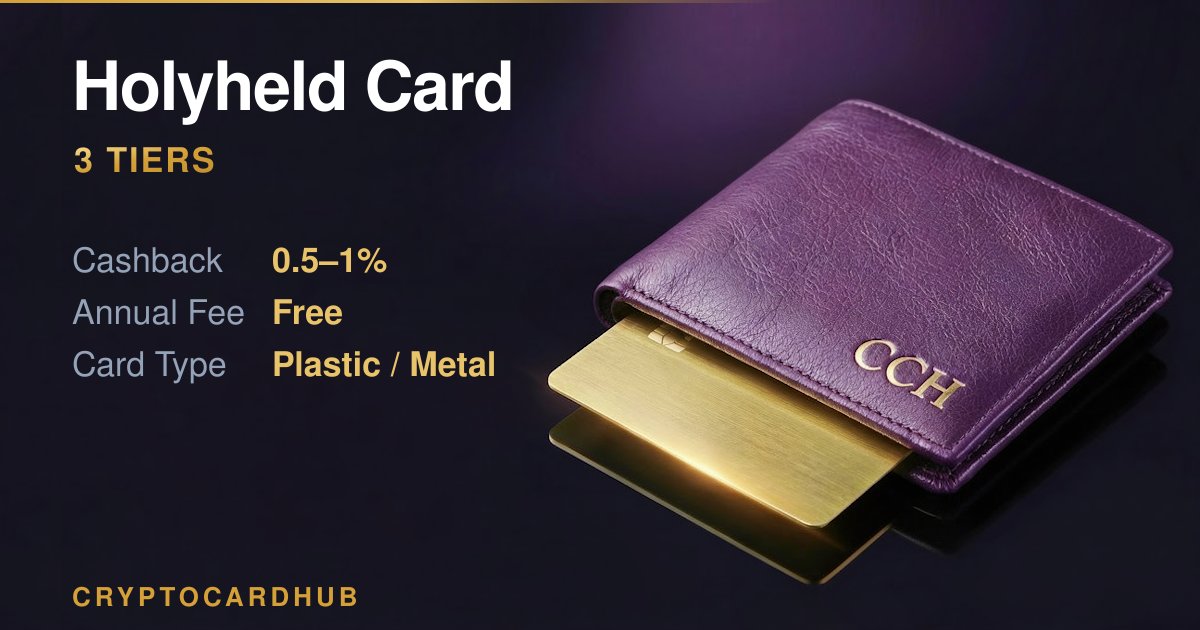 Holyheld Card - Crypto Card Details and Rewards